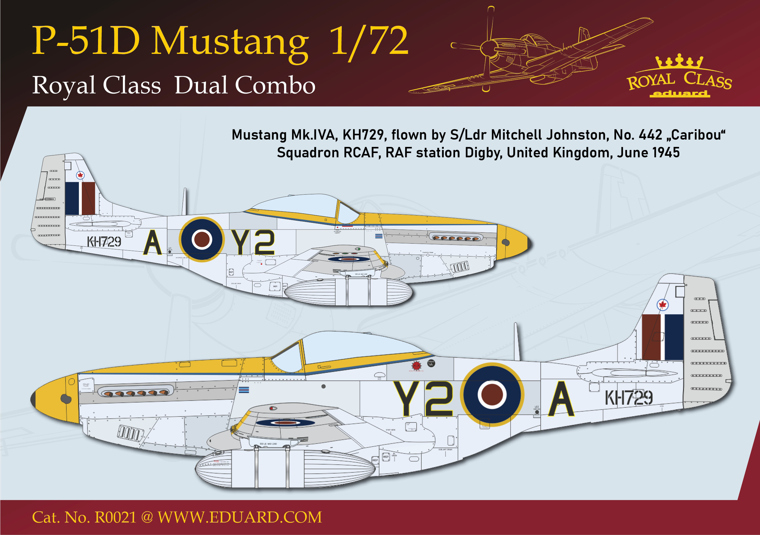 P-51D MUSTANG DUAL COMBO 1/72 - Eduard Store